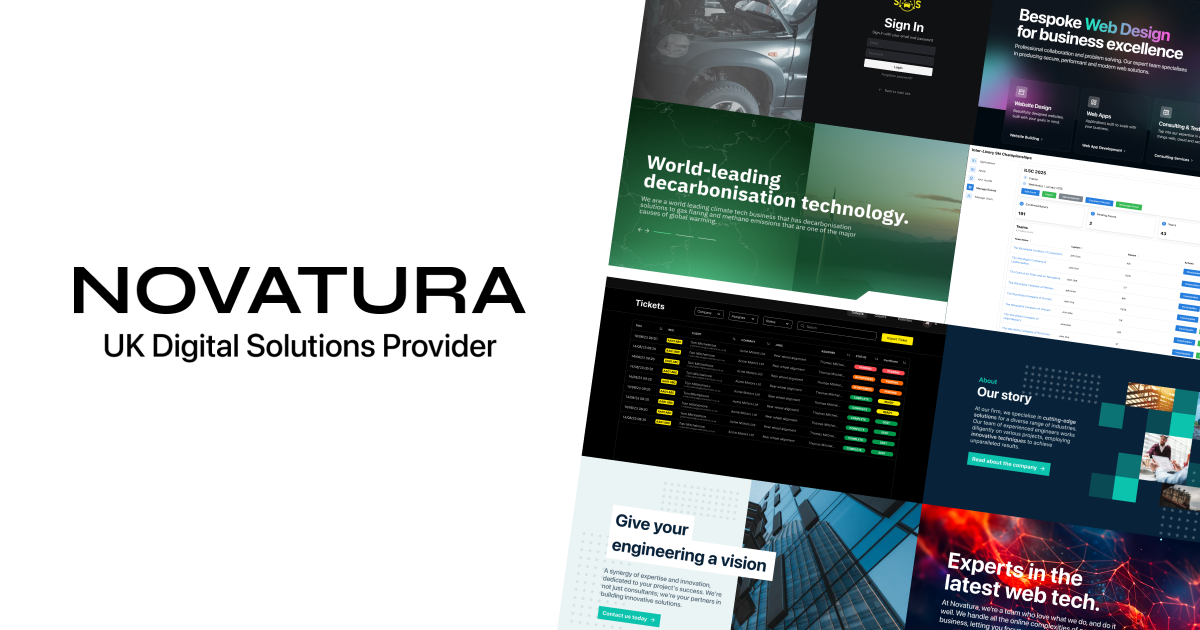 Novatura | UK Digital Solutions Provider